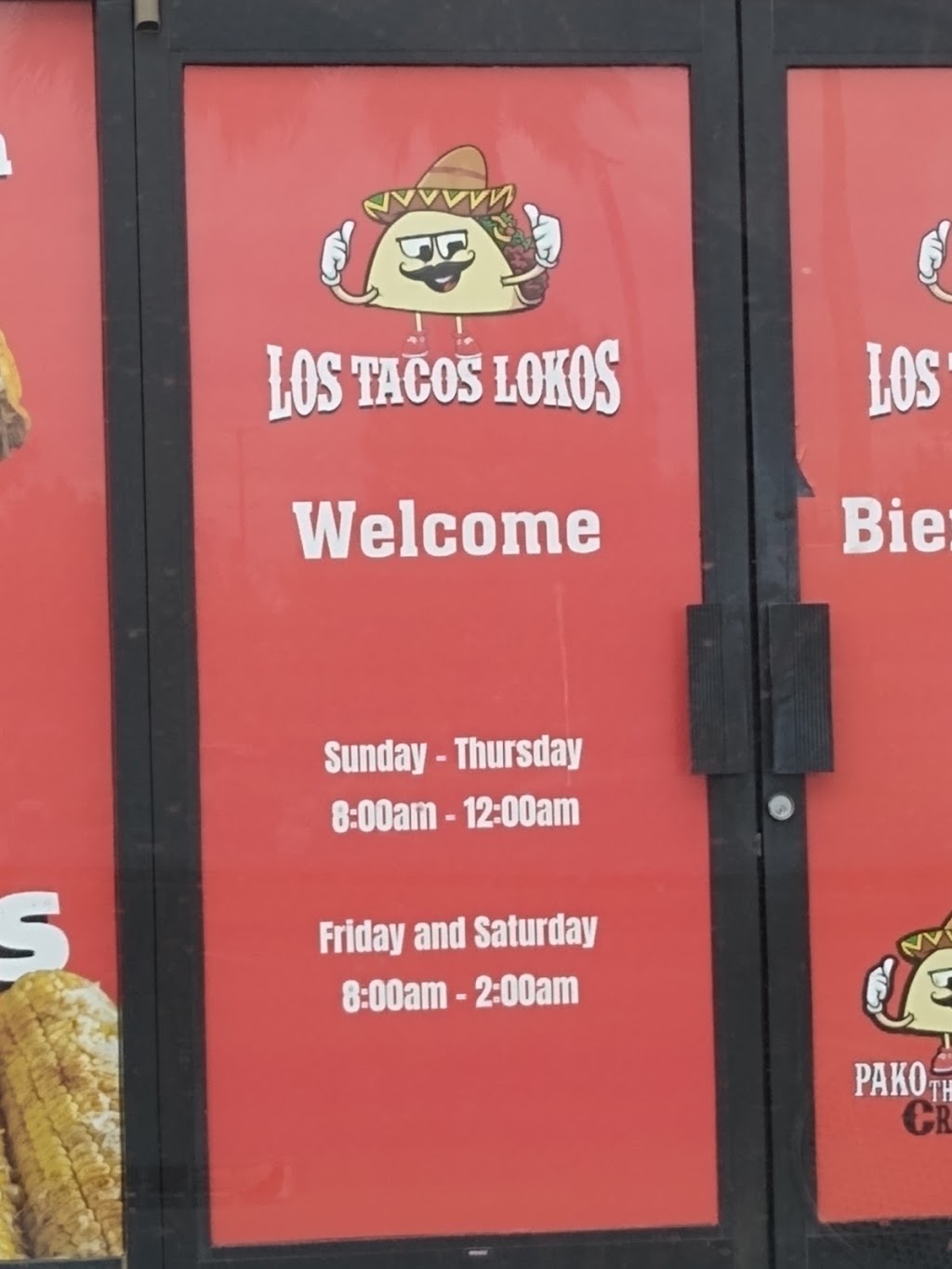 Los Tacos Lokos 5250 University Pkwy Unit D San Bernardino CA 92407 Los Tacos Lokos 5250 University Pkwy Unit D San Bernardino CA 92407